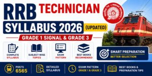 RRB Technician Syllabus 2026 (Updated) – Grade 1 Signal & Grade 3 ...